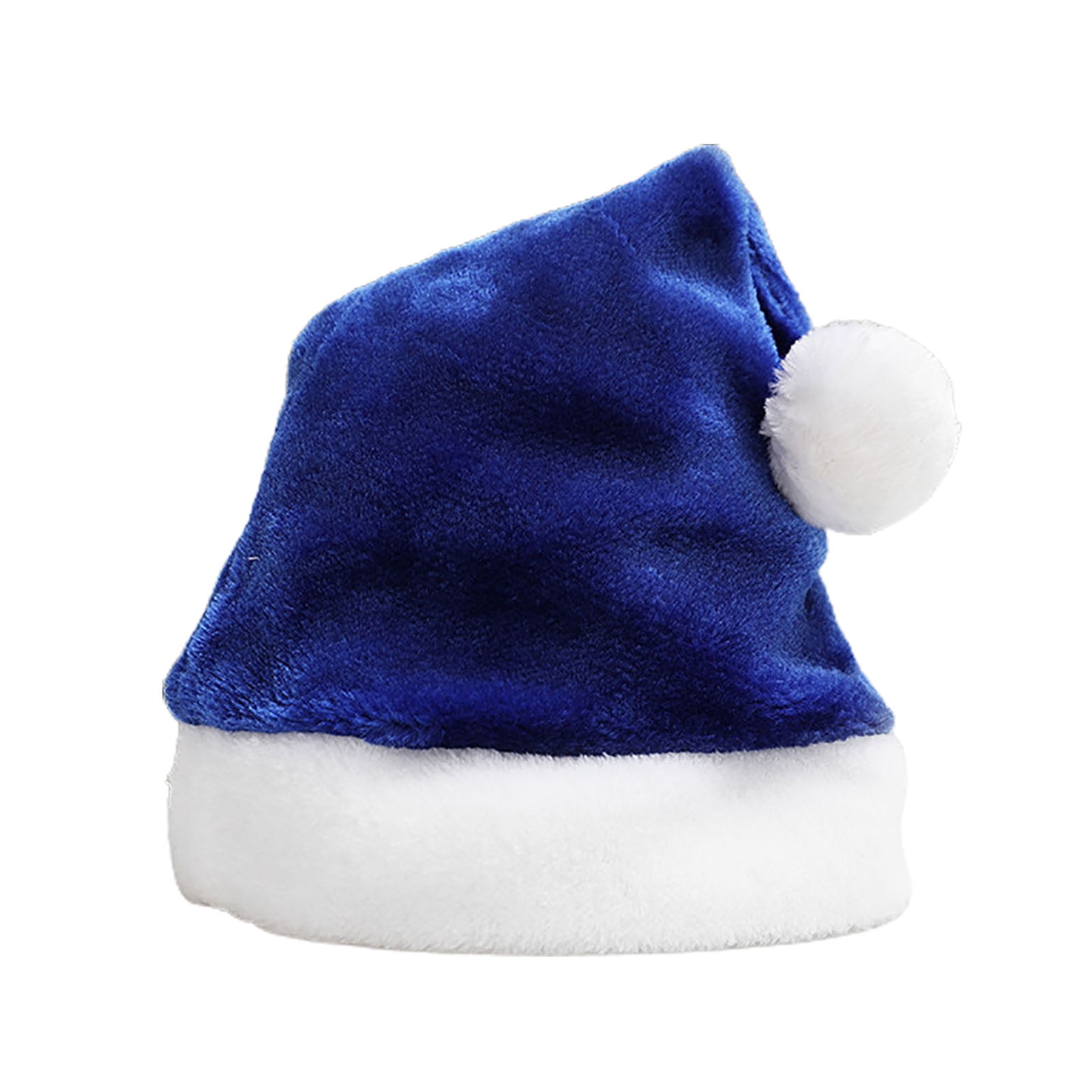 UDIYO Plush Xmas Hat Soft Comfortable Vibrant Color Christmas Hat ...
