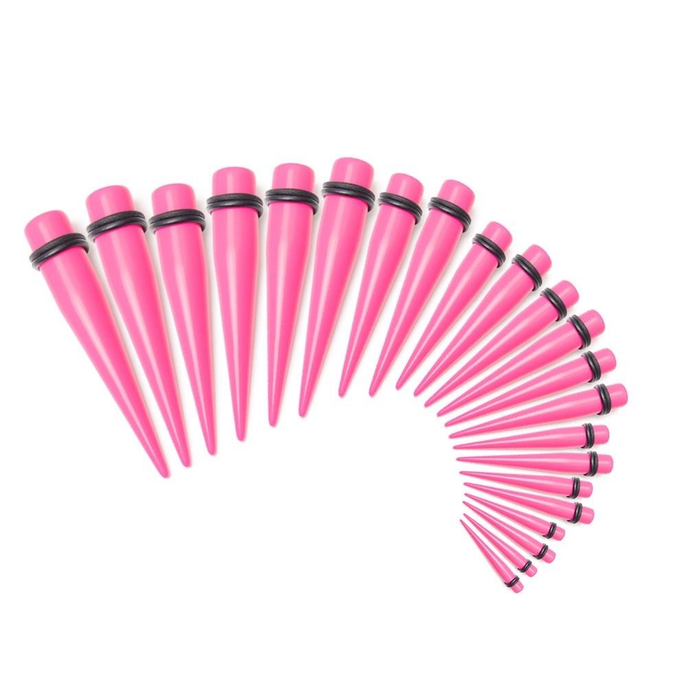 18 Piece Ear Stretching Kit Tapers - 9 Sizes Included - Choose From 6 ...