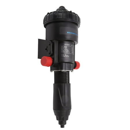 Fertilizer Doser, 1-6% Black G3/4 Fertilizer Dispenser Chemical Doser ...