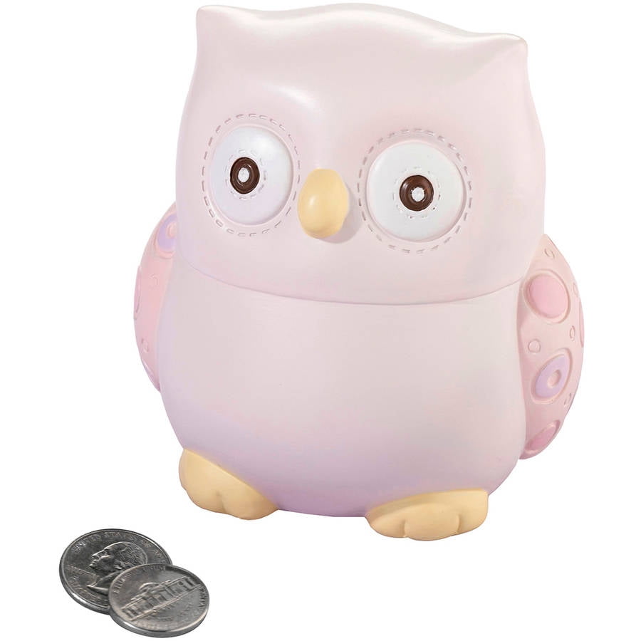 Lillian Rose Pink Owl Bank - Walmart.com