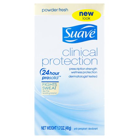 Suave Powder Fresh Clinical Antiperspirant Deodorant 1.7 oz - Walmart.com