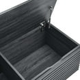 Modway Render Storage Bench in Charcoal - Walmart.com