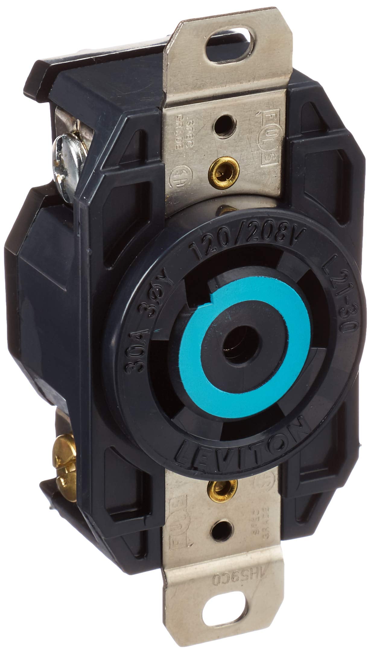 Receptáculo de bloqueo Leviton 30A 120/208V 3PY de grado industrial ...