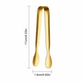 Mini Ice Tongs, Burr-Free Polished Stainless Steel Tongs for Bar ...