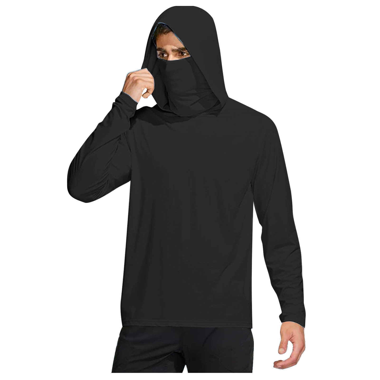 Click here for Yoeyez Mens Sun Protection Hoodie Shirt Long Sleev... prices