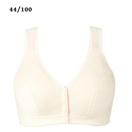 Front Clasp Strap Bralette Breathable Cotton Bra Moisture-wicking Women ...