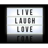 Northpoint 10-LED White Light Box with 109 Letters, Numbers and Symbols ...