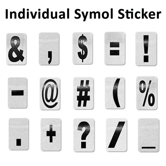 12 Inch Individual Symbols for Mailbox, House, Office, Apartment, Easy ...