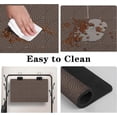 Dog Food Mat for Floors, Absorbent and Quick-Drying Pet Cat Food Mat ...