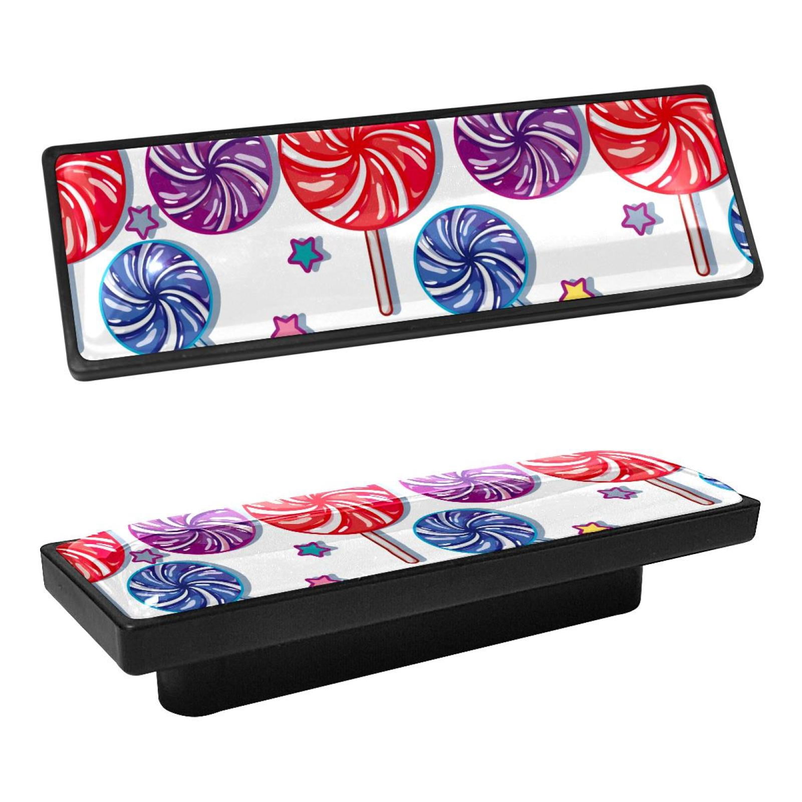 4 Pcs Rectangle Cabinet Handle Cupboard Knob Drawer Pulls Handle ...