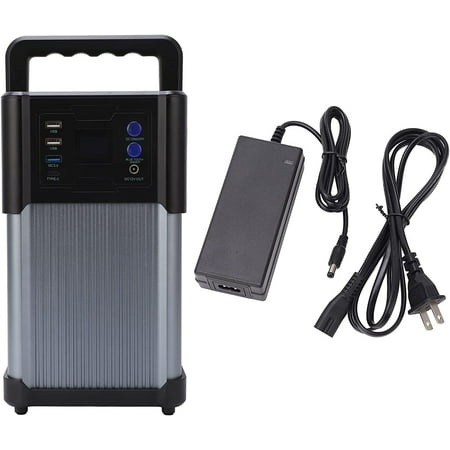 Portable Power Station, 300W Outdoor Solar Generator, Power Multiple ...