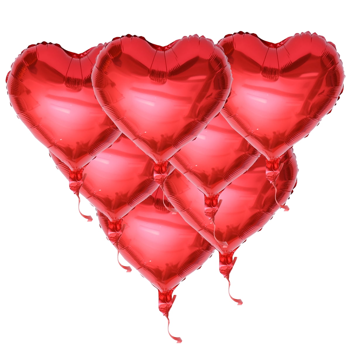 Click here for Har Adhesive 10 Red Heart Foil Helium Balloons Wit... prices
