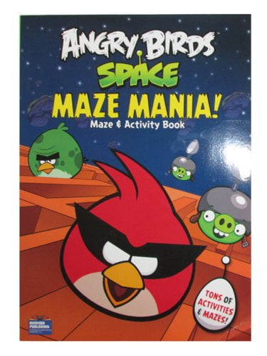 Libro de actividades y colorear gigante de Angry Birds Maze (1 de 2 ...