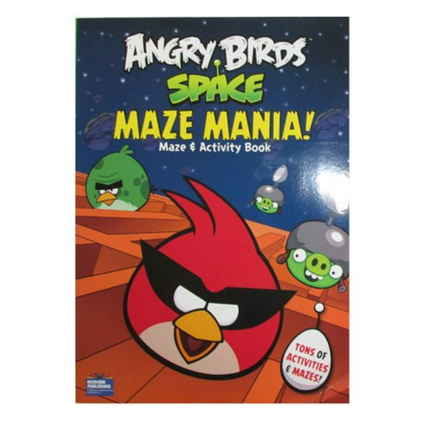 Libro de actividades y colorear gigante de Angry Birds Maze (1 de 2 ...