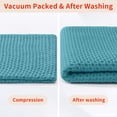 Cotton Waffle Weave Kitchen Towels Lake Blue 13 x 28 - 6 Pack - Walmart.com
