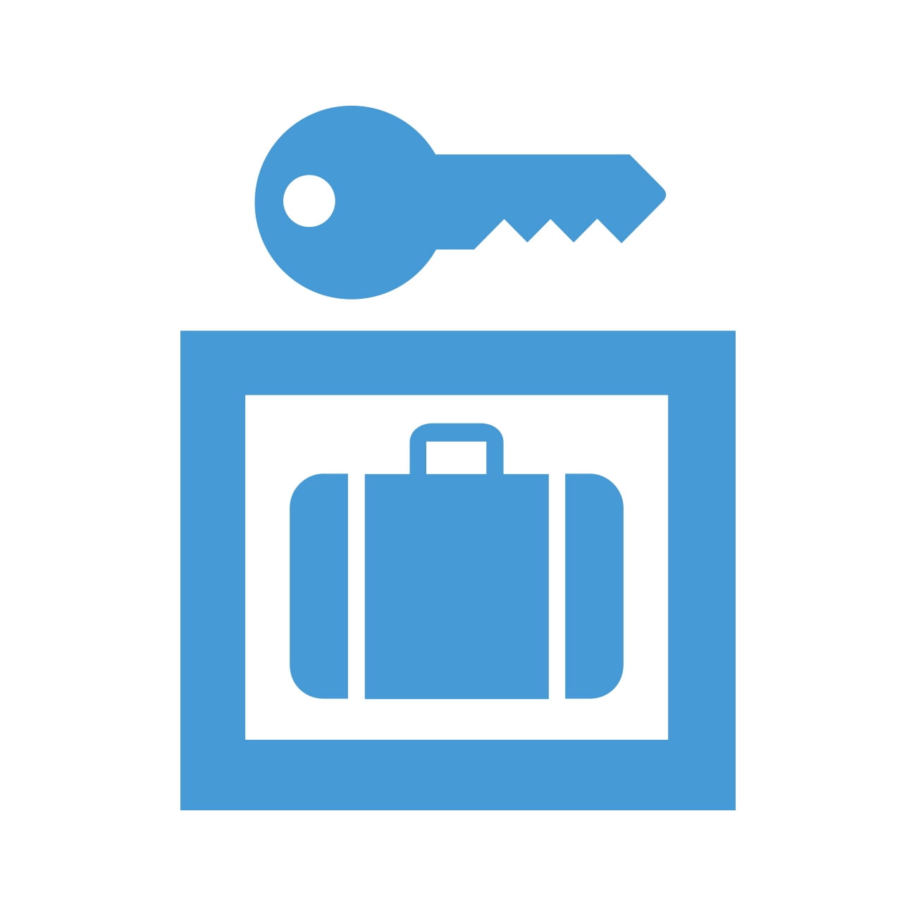 Baggage Lockers Sticker Decal Die Cut - Self Adhesive Vinyl ...