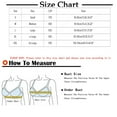 Ashirexll Sports Bras for Women Large Bust, Wireless Bras for Women, Womens Printed Large Size ...