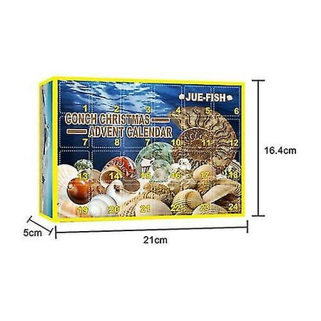 24 Days Countdown Surprise Toy Advent Calendar Christmas Box Conch ...