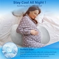 CZL Pregnancy Pillow for Women Sleeping, Ergonomic Maternity Body ...