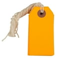 JAM Paper Small Neon Orange Paper Gift Tags, with String 3.25" x 1.62 ...