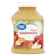 Great Value Unsweetened Applesauce, 46 oz Jar - Walmart.com