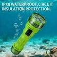 High Power LED Diving Flashlight for Underwater Exploration and Night Caving with Bright Output ...