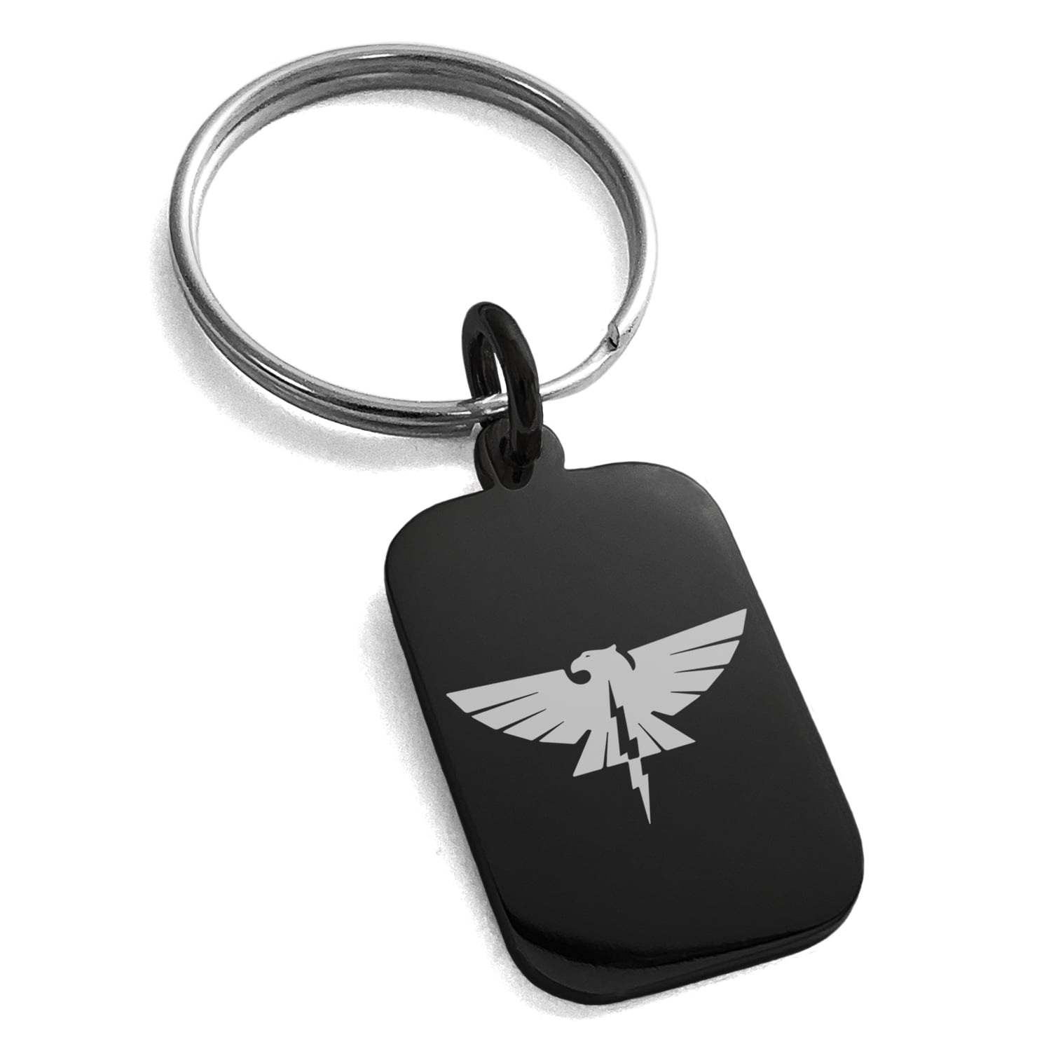 Stainless Steel Zeus Greek God of Sky Engraved Small Rectangle Dog Tag ...