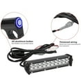 Dirt Pit Bike LED Light Bar Waterproof Plug Play 60W 2500Lm Driving Light Kit 7/8" Handlebar ...