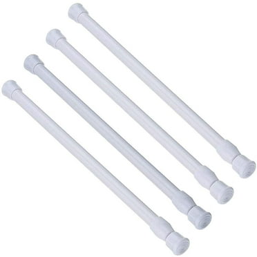 Inevnen No Drill Tension Rods Spring Tension Rods 21.7 to 35.4 Inch ...