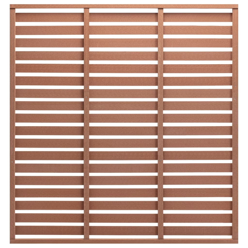 vidaXL Fence Panel Outdoor Patio Barrier Fence Privacy Screen Garden ...