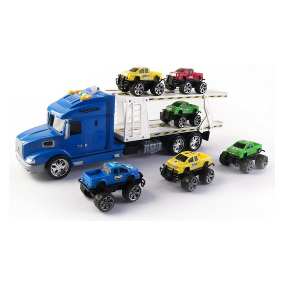 toy pickup trucks and trailers