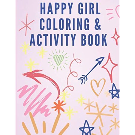 Happy Girl Coloring & Activity Book: For Girls - I'm confident Activity ...