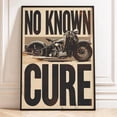 Affixzi Vintage Motorcycle Wall Art Poster, Retro Biker Print, Garage ...