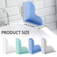 2PCS Flexible Silicone Splash Guard for Shower & Tub, Waterproof Water ...