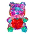 Charming PET Bear LED Lights: Delightful Glow Powered by USB - Walmart.com