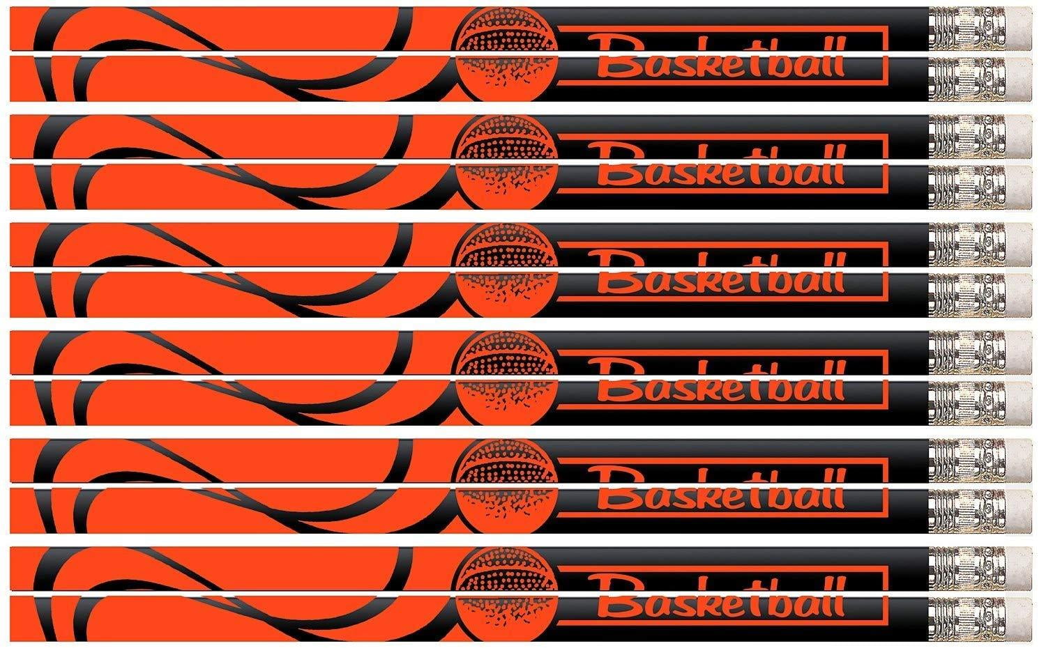 D2502 Basketball Time Pencil - 36 Qty Package - Basketball Pencils ...