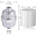 Skywee Shower Filter, 20-Stage Shower Head Filter for Hard Water ...