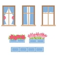 Spellbinders Etched Dies-Everyday Windows Curtains & Flower Boxes ...