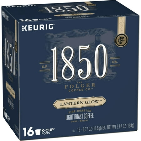 1850 Lantern Glow, Light Roast Coffee, K-Cup Pods for Keurig Brewers ...