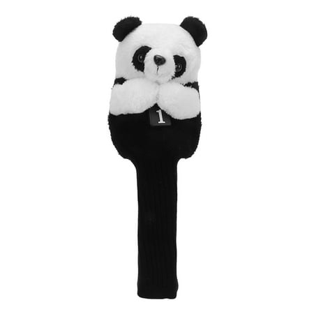 Pole Cover, Thick Plush Cartoon Putter Headcover Multipurpose Panda ...