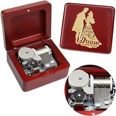 Sinzyo Vintage Wood Carved Mechanism Musical Box Wind Up Music Box ...