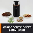 Silent Vortex Electric Coffee Grinder: 3 oz Capacity, 5x Quieter, 175W ...
