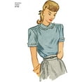 Simplicity Misses' Size 6-14 Vintage 1940s Blouse Pattern, 1 Each - Walmart.com
