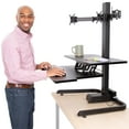 Stand Steady Techtonic | Electric Standing Desk Converter with 3 ...