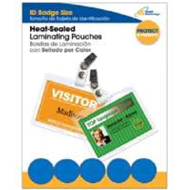 Royal Sovereign Intl RF05IDPC0025 Heat Sealed Laminating Pouches, 5 Mil ...