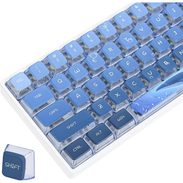SHIQI-Pudding Keycaps,118 Keycap Set keycaps 60 Percent, ASA Profile ...