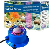 Penn-Plax Cascade Multicolor Rainbow LED Air Stone for Aquariums, 2.5 ...