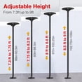 45mm Spinning/Static Pole - Adjustable Height, Heavy-Duty Steel ...