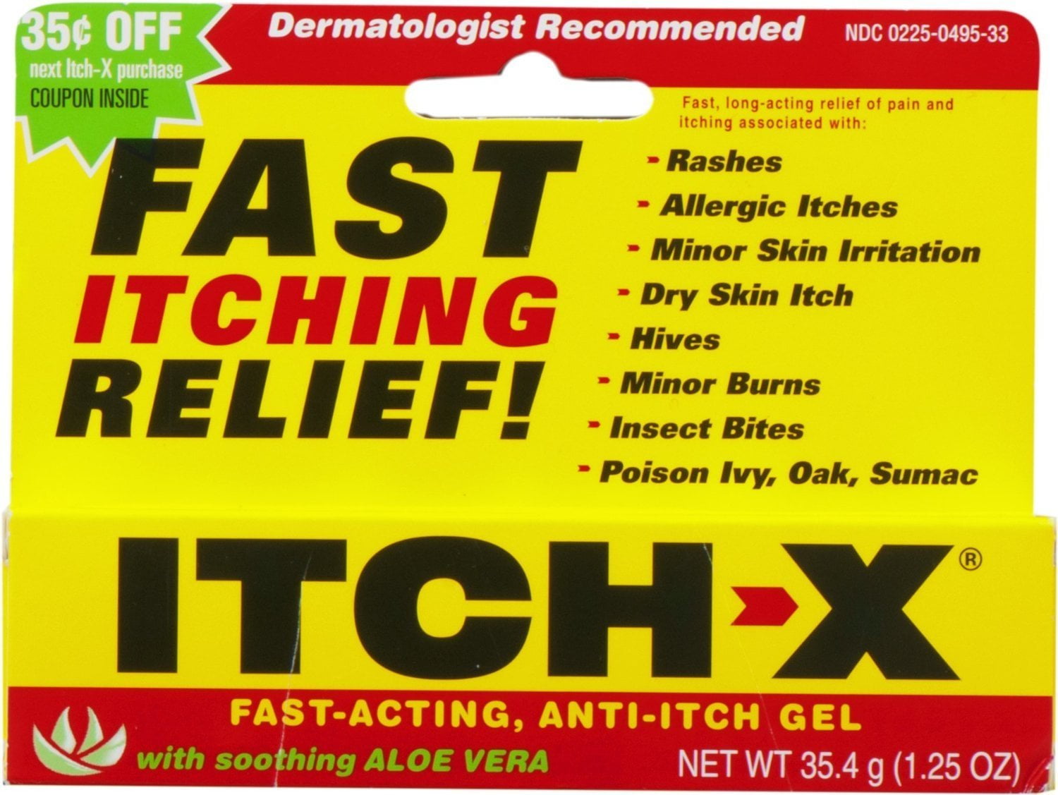 4 Pack - Itch-X Anti-Itch Gel Itch Relief 1.25 Oz Each - Walmart.com ...