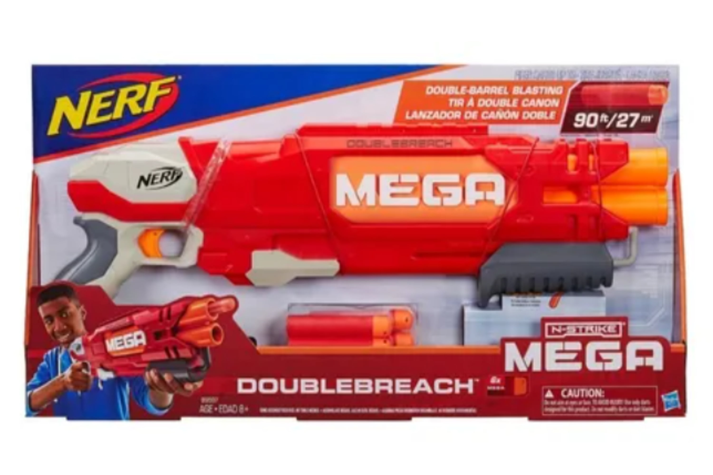 HASBRO NERF LANZ MEGA DOUBLE BREACH Hasbro Mega doublebreach | Bodega ...
